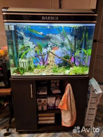 Аквариум с тумбой